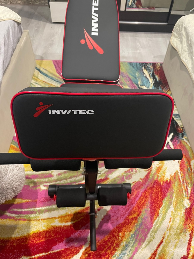 Скамья для жима и пресса спортивная складная с партой скотта INVITEC FS ...