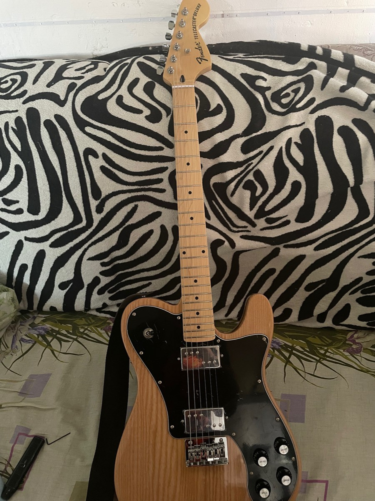 Электрогитара Telecaster Wood & Black купить на OZON по низкой цене ...