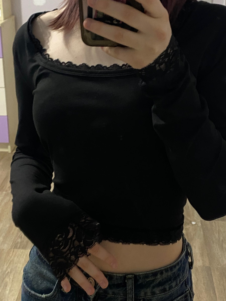 Кроп-топ Женский phumee розовый, размер 42 Политекс, Поролон Длинный Повседневный Кружево Китай ...