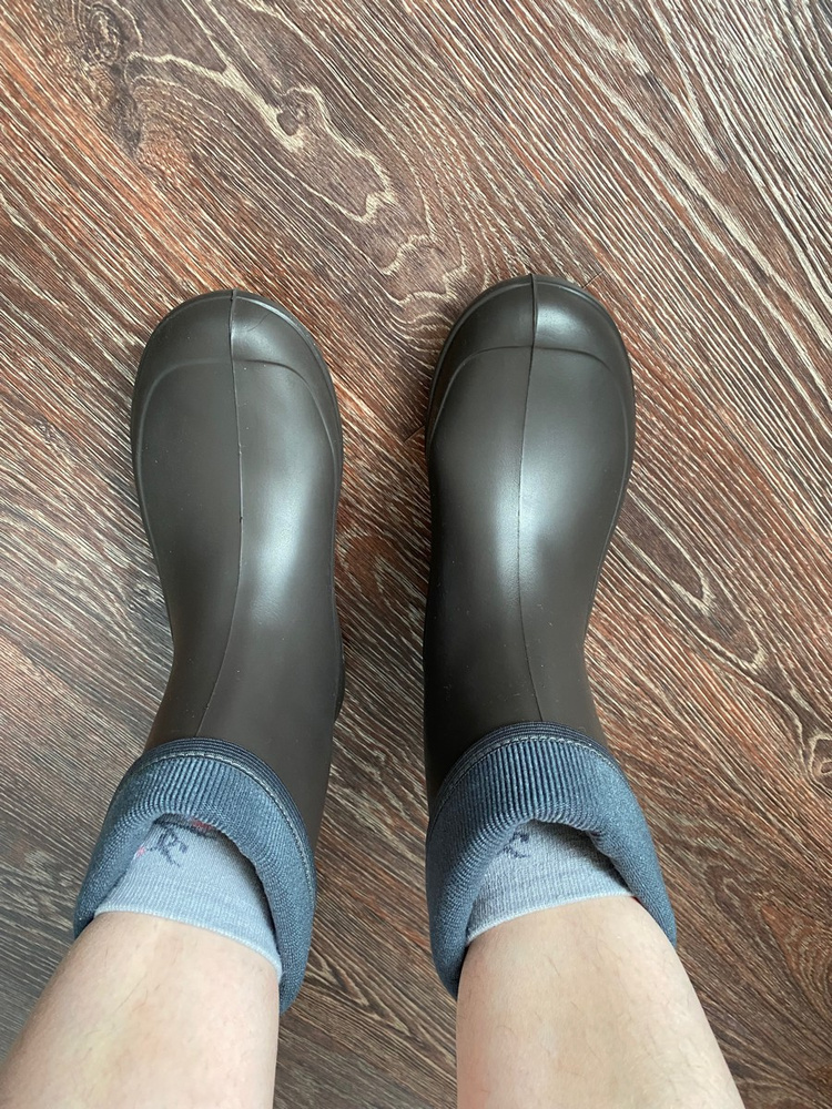 Сапоги резиновые Женский Nordman 5 черный EVA Россия Без застёжки Демисезон Рельефный рисунок ...