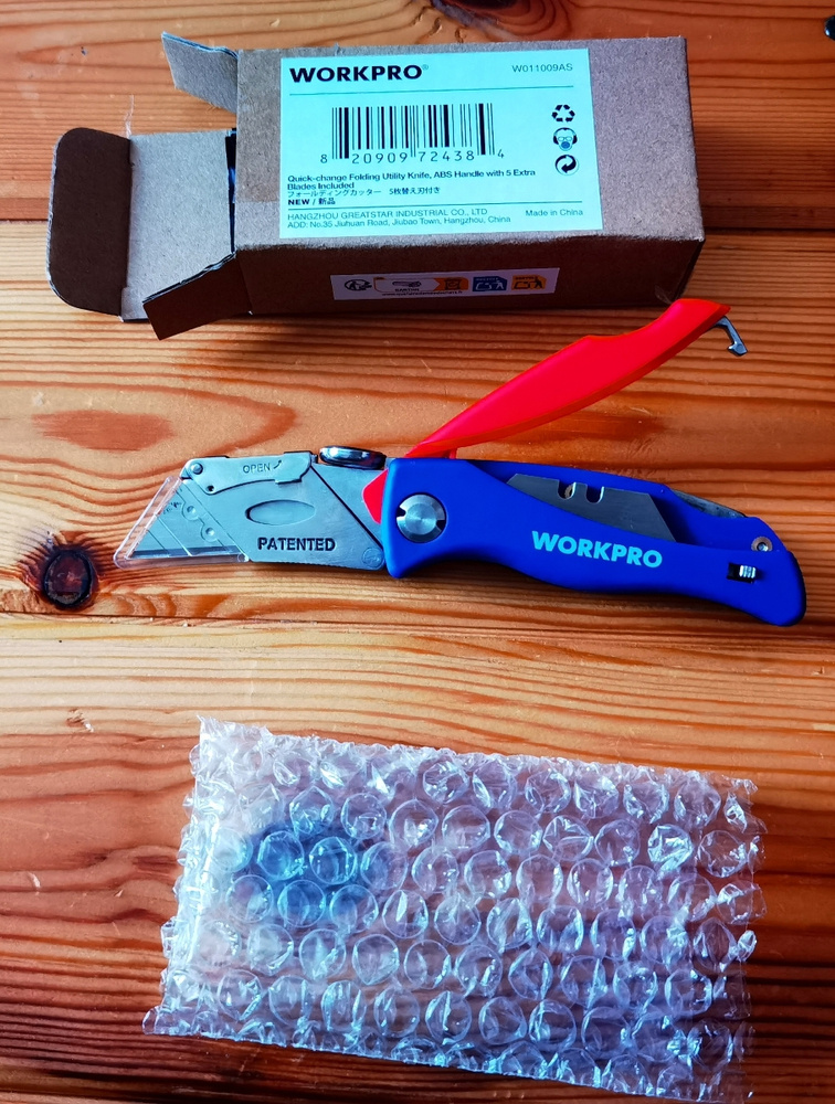 WORKPRO Многофункциональный нож с деревянной ручкой и 10 быстросменными лезвиями купить на OZON ...