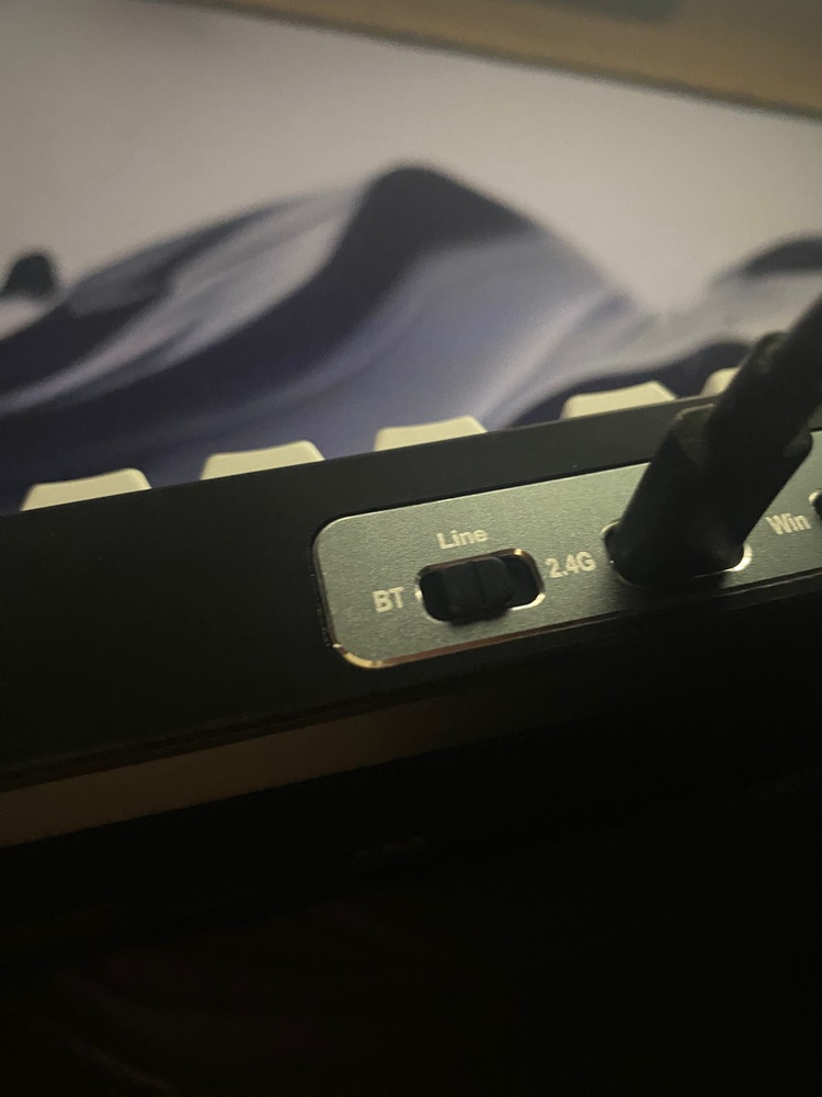 Клавиатура игровая Attack Shark M86 Moonlit Night RGB (RUS), беспроводная, 80 кнопок, HotSwap ...