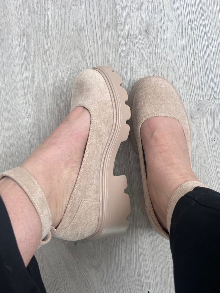 Туфли Женский JOYCITY Искусственная кожа, размер 40 Платформа F Мэри Джейн Россия Пряжка ...