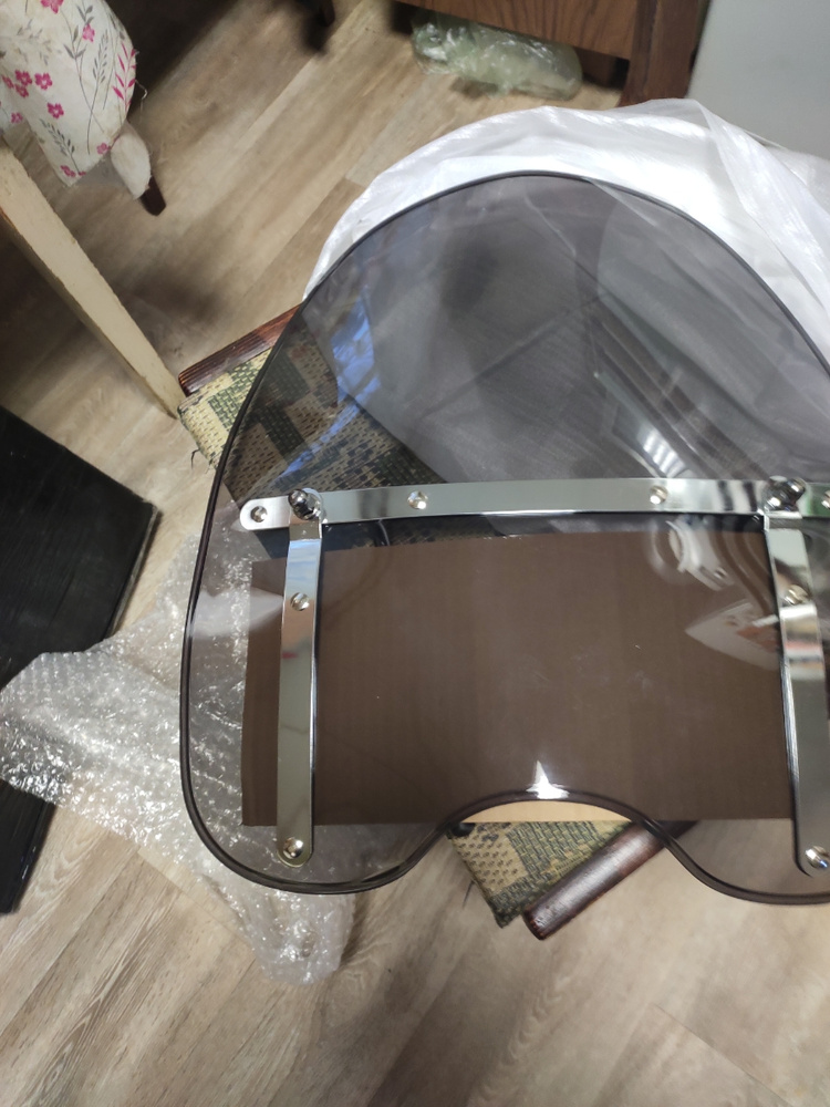 Ветровое стекло для мотоцикла FRM-1870 17" тонированное купить c доставкой на OZON по низкой ...