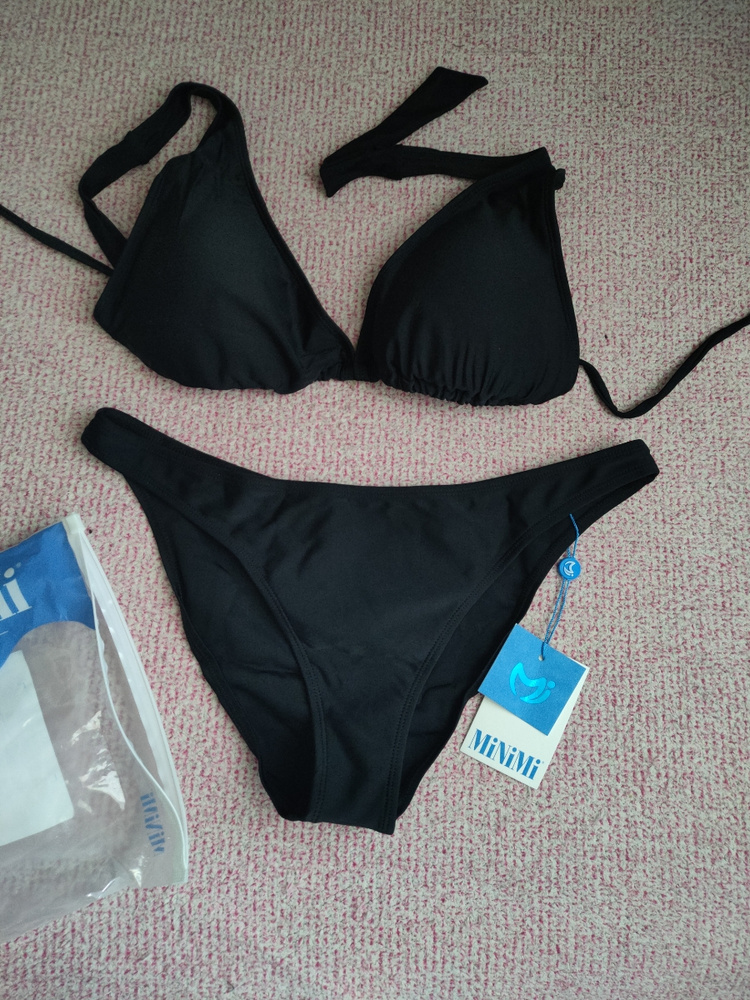 Купальник раздельный Женский Minimi бирюзовый Пляжный, размер 65B Плавание Китай Однотонный ...