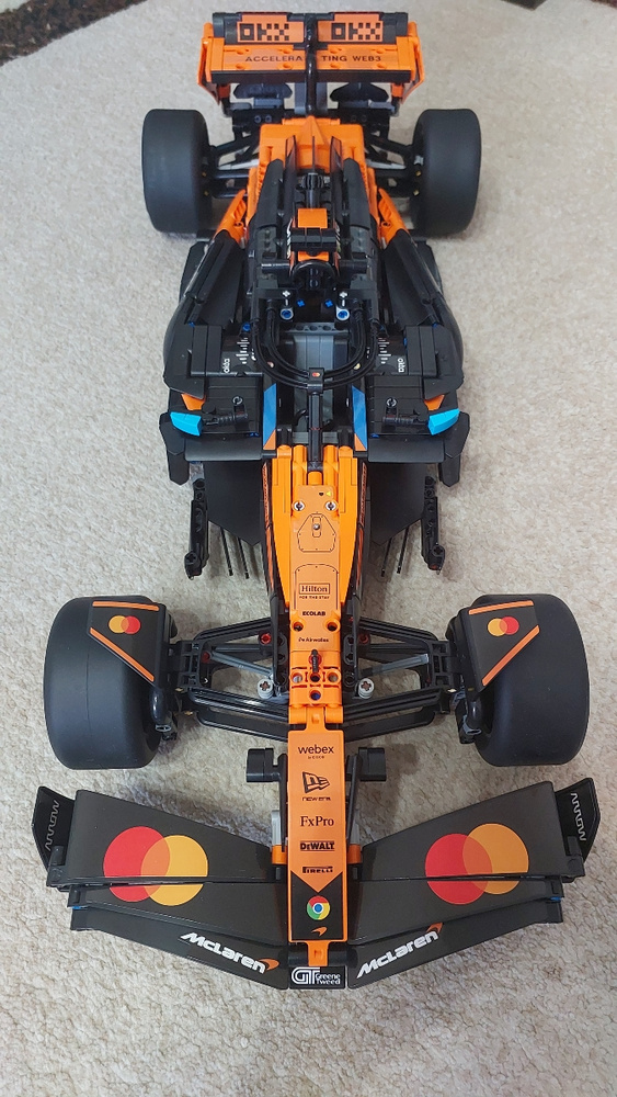 Конструктор McLaren MCL39 F1,1675 деталей, совместимый Technic 42206 ...