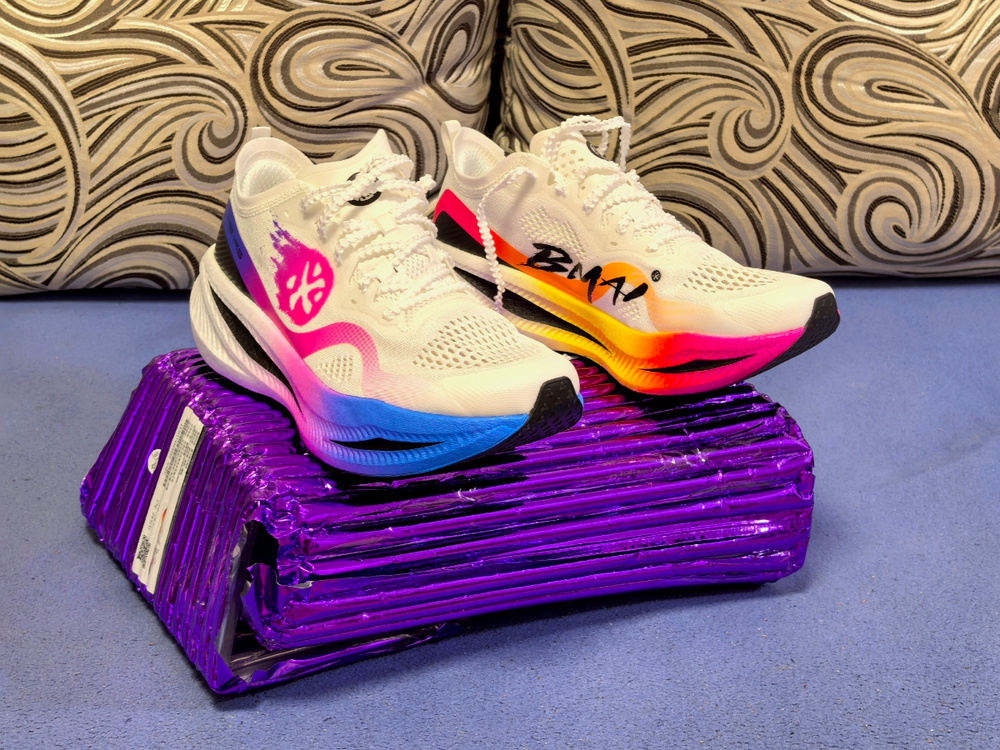 Кроссовки Мужской, Женский BMAI EVA Бег, размер 39 R (средняя) На любой сезон Шнурки, Система ...