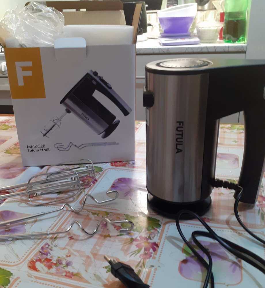 Миксер кухонный электрический Futula HM8 купить на OZON по низкой цене (1235162600)