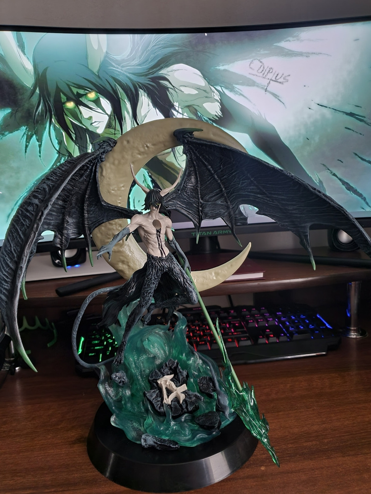 Bleach аниме-блич фигурки/ичиго куросаки-Бычья голова/ UPCLOUD-32см купить на OZON по низкой ...