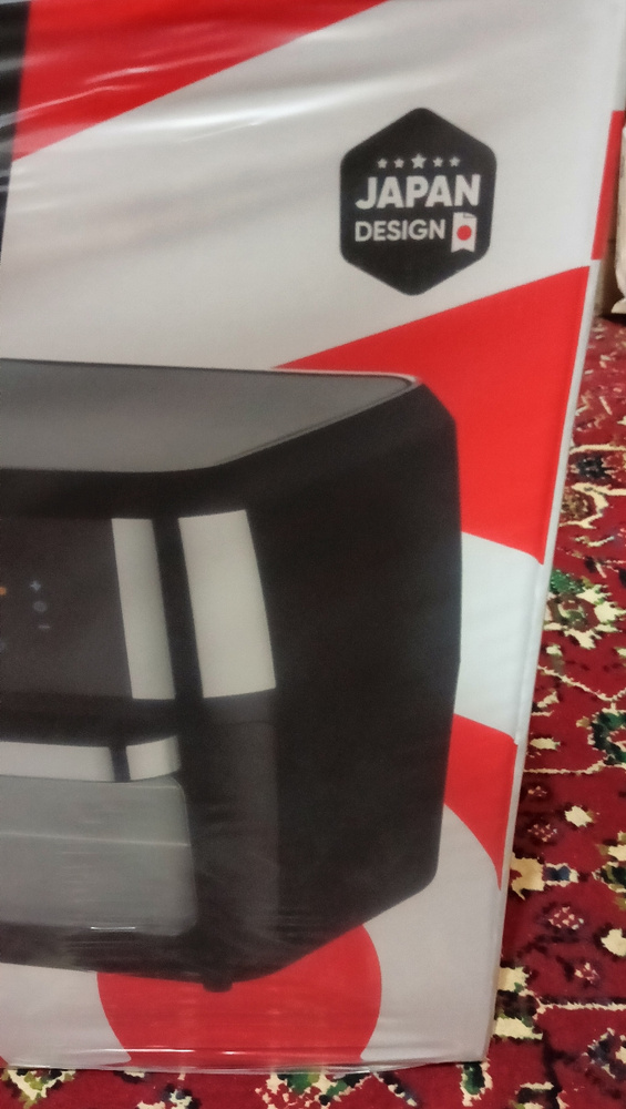 Аэрогриль JVC 5,5 литров с ЦВЕТНЫМ дисплеем JK-MB043, 7 автопрограмм, таймер 60 минут, подсветка ...