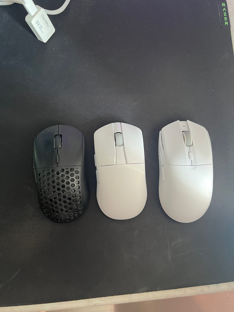 Игровая мышь беспроводная DAREU беспроводная A950-AIR-8K , белый, серый металлик купить c ...