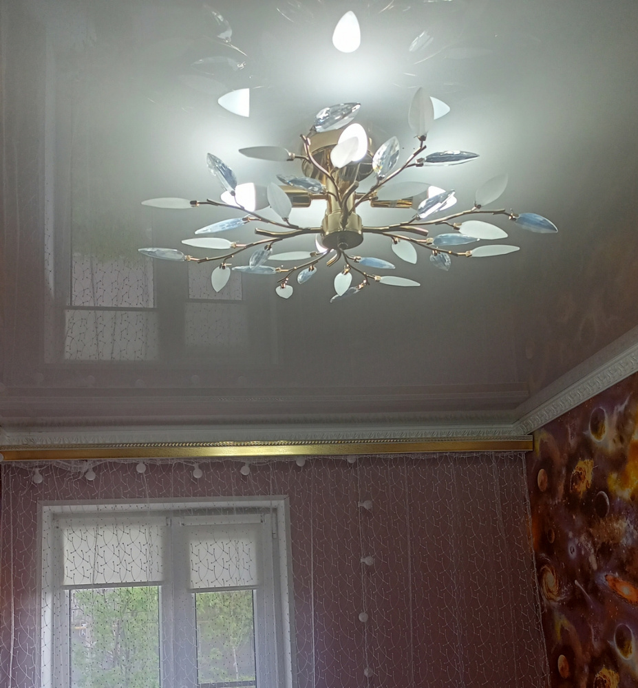 Lamplandia Люстра потолочная в спальню, L1852 SCROLL GOLD CLEAR, Е14 ...