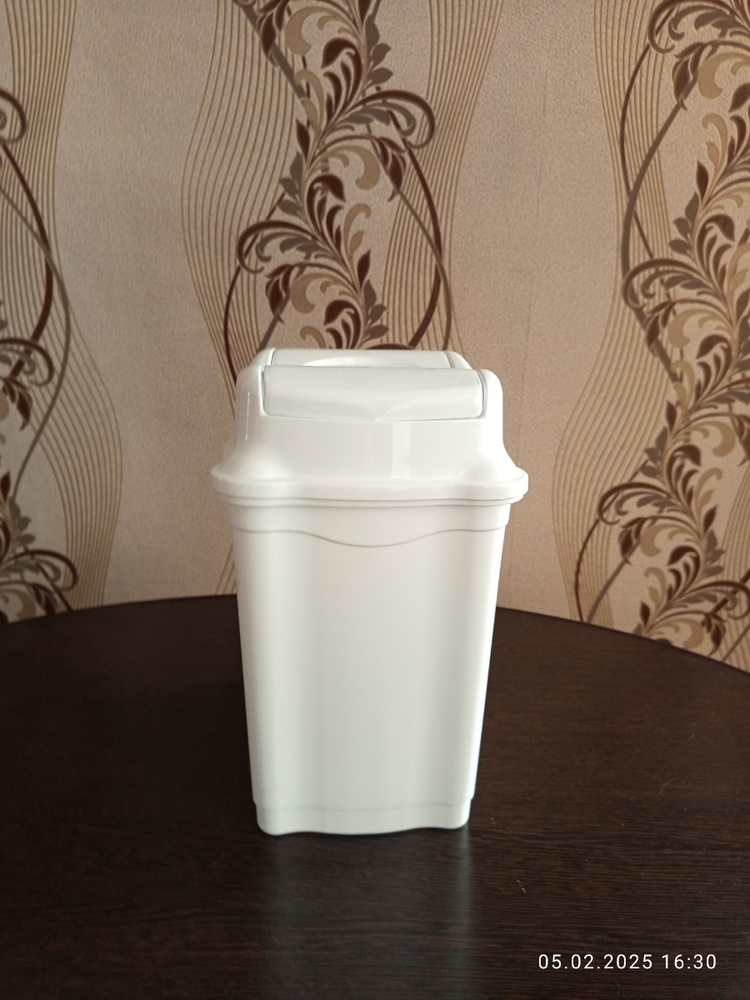 Мусорное ведро Elfplast, 1 шт, Пластик, серый купить c доставкой на OZON по низкой цене (186715382)