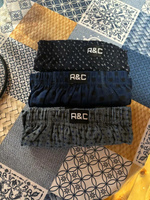 Комплект трусов Мужской RUSCOTTON Хлопок серый, синий, размер 50 Средняя Россия Домашний Другое ...