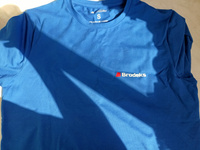 Футболка Мужской BRODEKS серый Короткий, размер 56, 58 Хлопок, Эластан Логотип прямой Спортивный ...