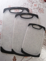 Доска разделочная KITOME для кухни пластиковая, в наборе 3 шт. купить на OZON по низкой цене ...