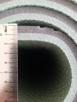 Коврик туристический толстый Camping 16 / ISOLON / 180х60 см. Теплый, походный, армейский, дно в ...