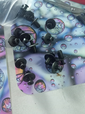 Клипса крепежная автомобильная 1/2 UNF, 100 шт. купить c доставкой на ...