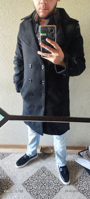 Пальто Мужской MOOCIE темно-серый, размер 58 Демисезон купить c доставкой на OZON по низкой цене ...