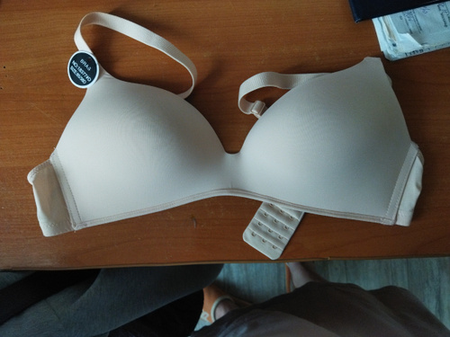 Бюстгальтер Женский Ritoleta без косточек, размер 75B бежевый Полиэстер, Эластан Повседневный ...