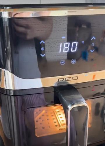 Аэрогриль электрический 3 в 1 RED SOLUTION COLORSENSE W260, аэрофритюрница 6 литров, 2 тэна ...