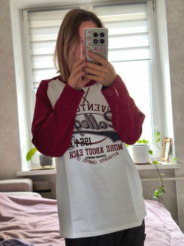 Лонгслив Женский SYJYW желтый Длинный, размер 54 Полиэфирное волокно Манжеты свободный Логотип ...