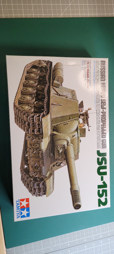 TAMIYA 1/35 Russian Heavy Self Propelled Gun JSU-152 Model Kit 35303 ...