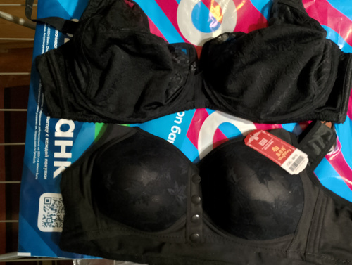 Комплект белья Женский Aueoeo черный Бюск, Застежка BOA Лавсан Пряжки, размер 56, 58 Домашний ...