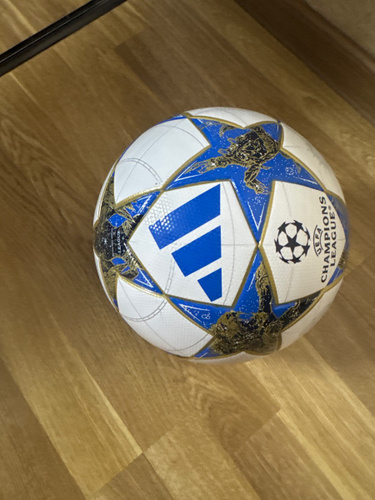 Футбольный мяч adidas UCL League JP1540, 5 размер, белый, голубой ...