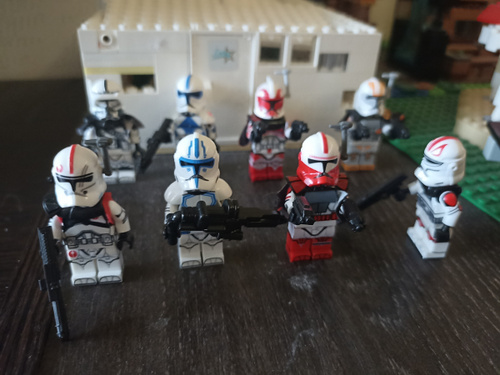 'Набор минифигурок /Star Wars,ARF Commander Trauma ,Forest ARF trooper ...