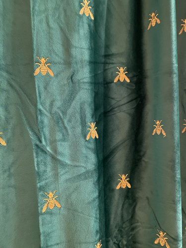 Штора Moroshka Zolotoy Roy , 270х160см, зеленый, Бархат купить c ...