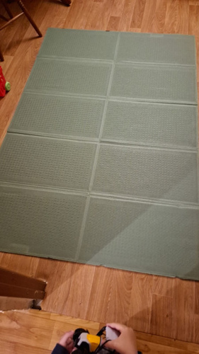 Коврик туристический толстый Camping 16 / ISOLON / 180х60 см. Теплый, походный, армейский, дно в ...