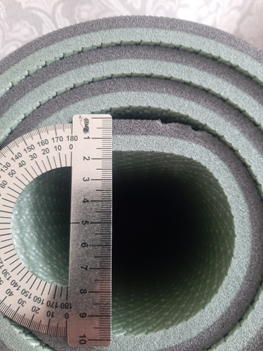 Коврик туристический толстый Camping 16 / ISOLON / 180х60 см. Теплый, походный, армейский, дно в ...