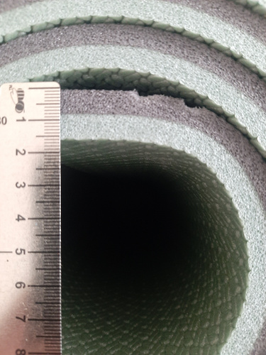 Коврик туристический толстый Camping 16 / ISOLON / 180х60 см. Теплый, походный, армейский, дно в ...