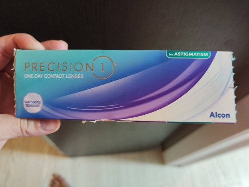 Alcon Астигматические контактные линзы PRECISION1 for ASTIGMATISM, 30 шт. / 8.5 / 14.5 / -01.25 ...