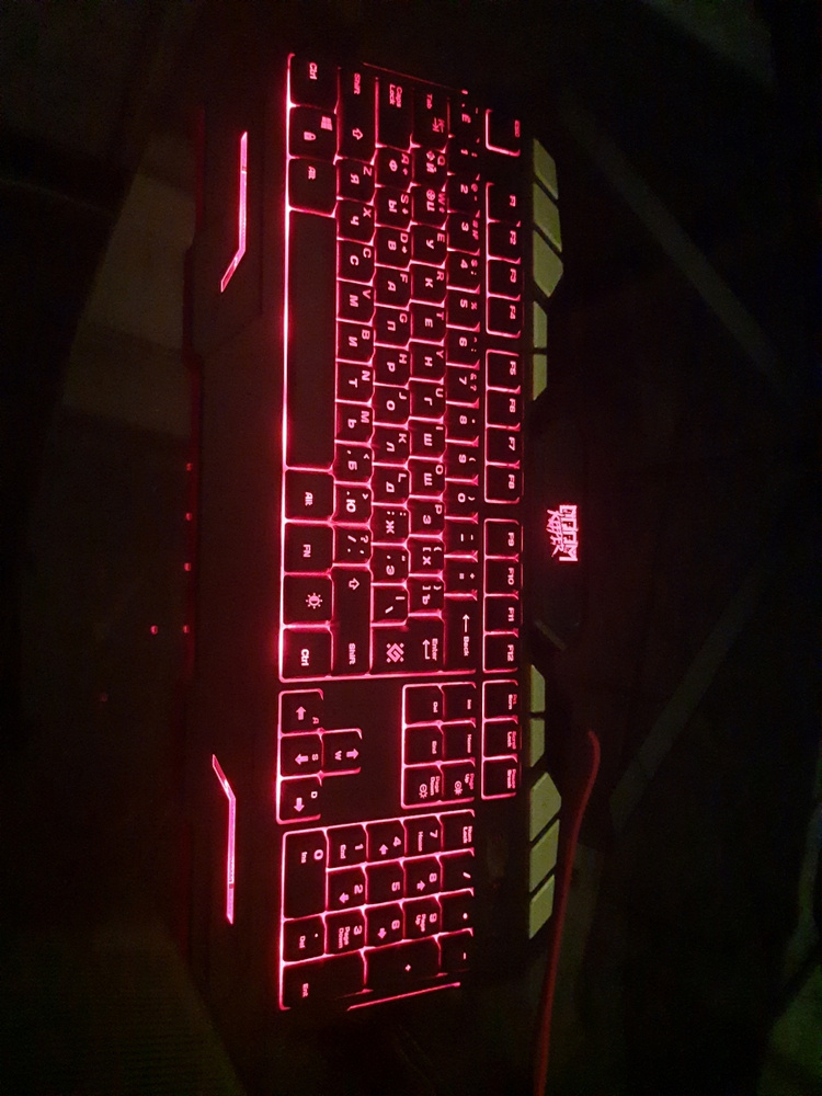 Defender игровая клавиатура мембранная проводная Doom Keeper (Full-size ...