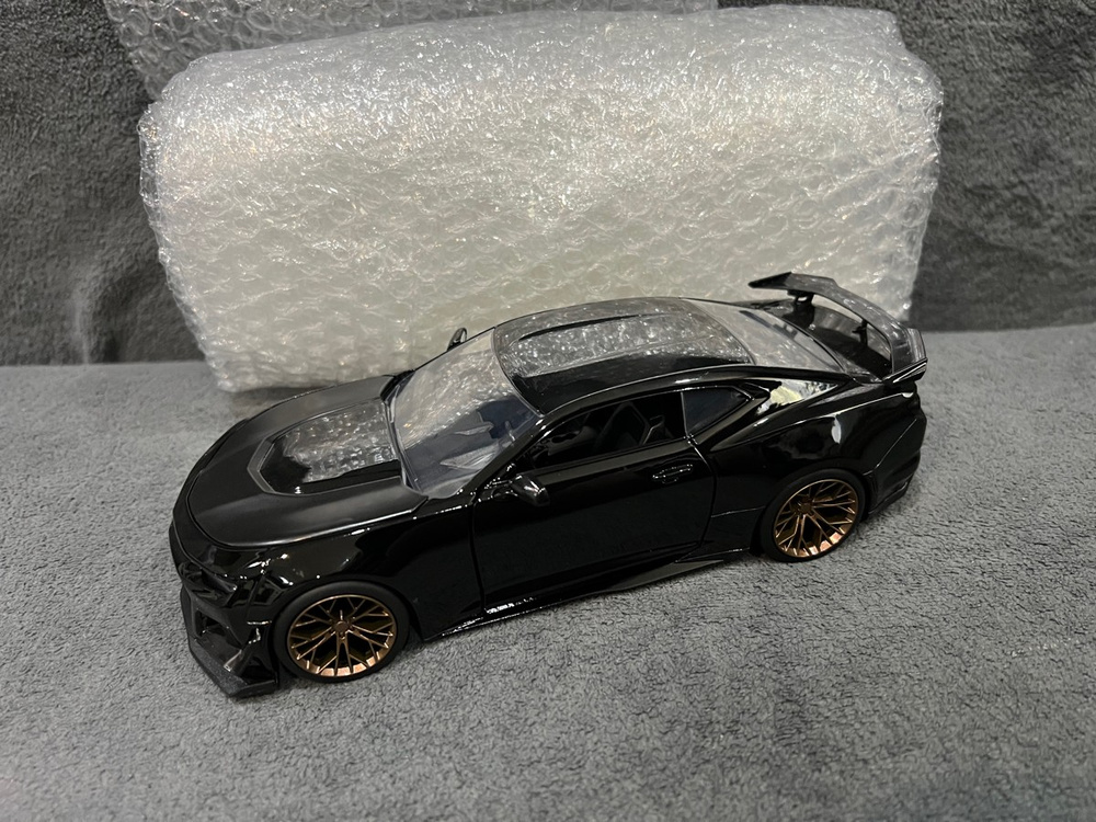 JADA 1:24 Black Rare 2024 Chevrolet CAMARO Zl1 Alloy Model Коллекция ...