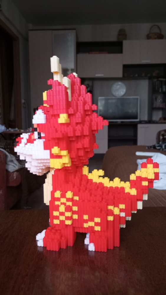 3Д Конструктор из миниблоков ДРАКОН для мальчиков и девочек Большой конструктор 3D,адвент ...