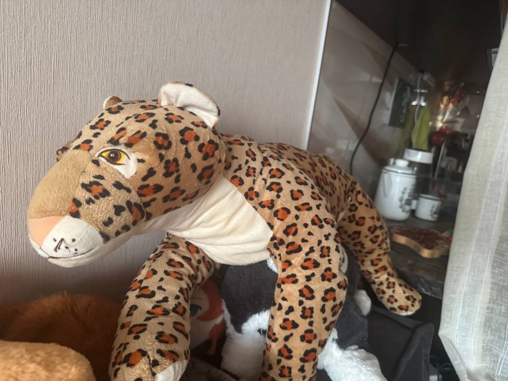 Мягкая игрушка леопард, 80 см, бежевый IKEA MORRHAR МОРРХОР купить на ...