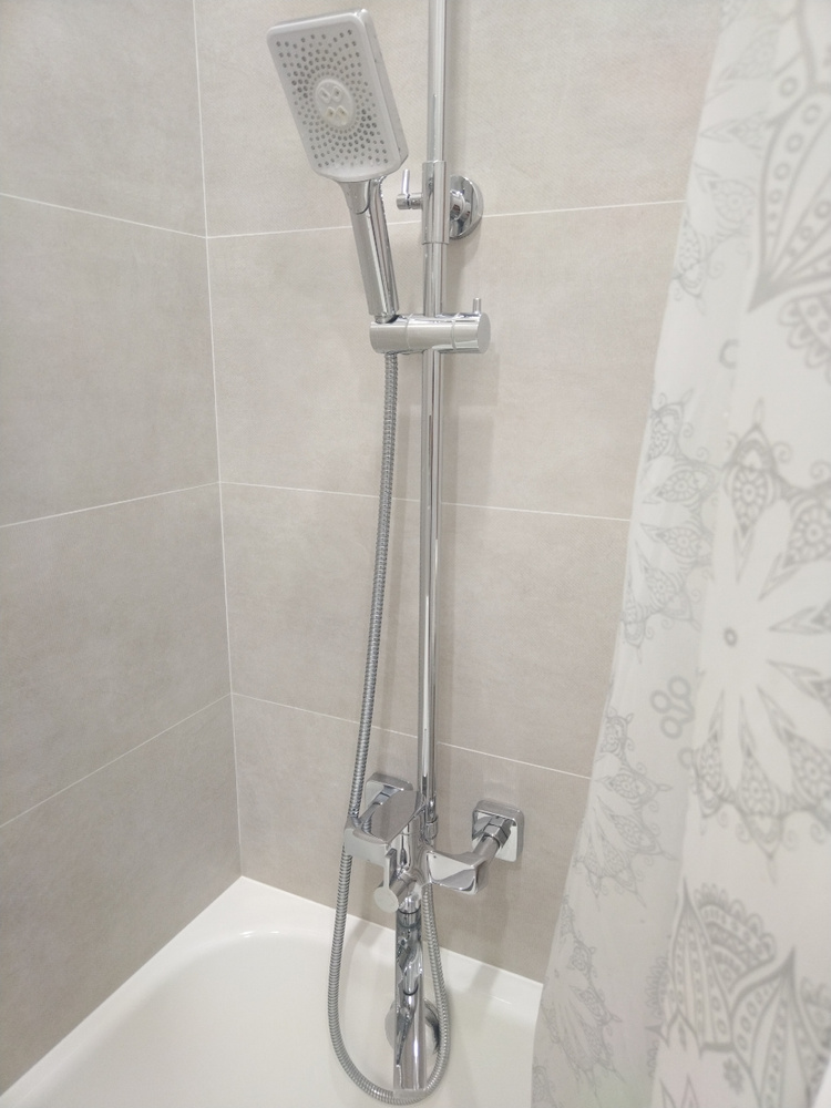 Душевая система с тропическим душем и смесителем Frap F2471 купить на OZON по низкой цене ...