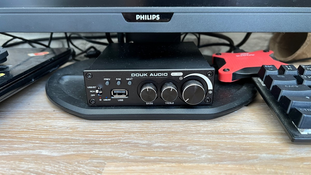 Douk Audio M1 PRO Hi-Fi 320 Вт стерео сабвуфер усилитель Bluetooth ...