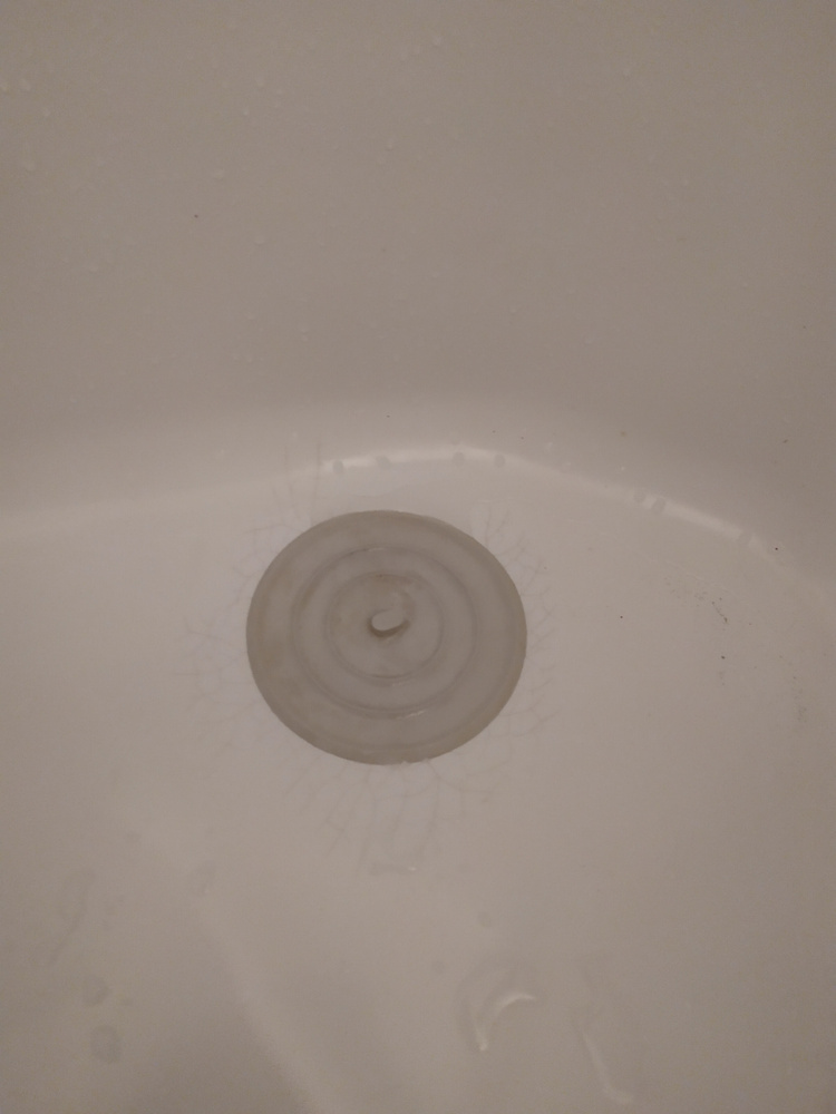 Пробка для ванны и раковины, заглушка для закупоривания сливного отверстия Masterprof, белый ...