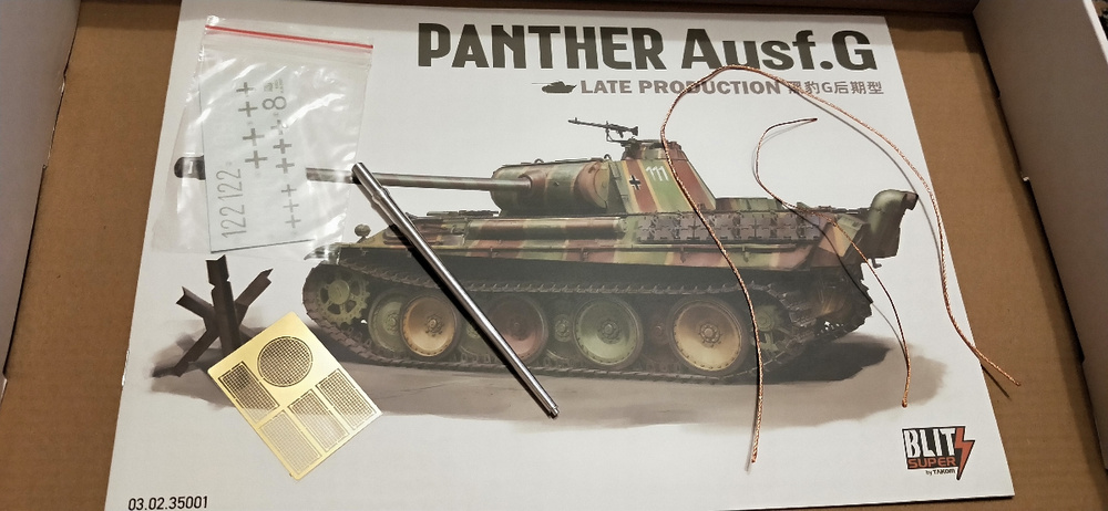 TAKOM 35001 1/35 Модель танка "Panther Ausf.G" Постпродакшн (Суперблиц ...
