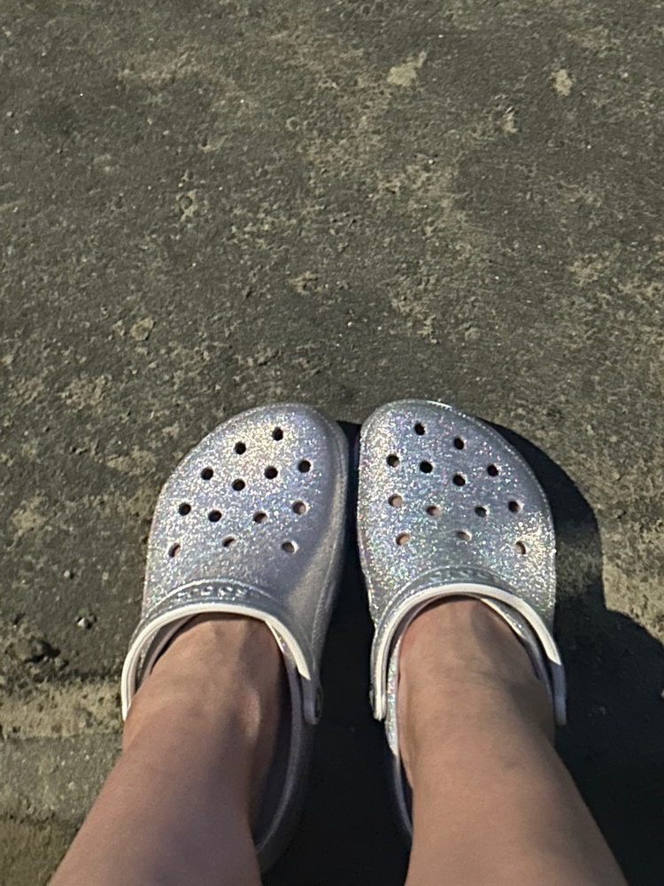 Сабо Женский Crocs Термопластик (TPU), размер 36, 37 Закрытый нос ...