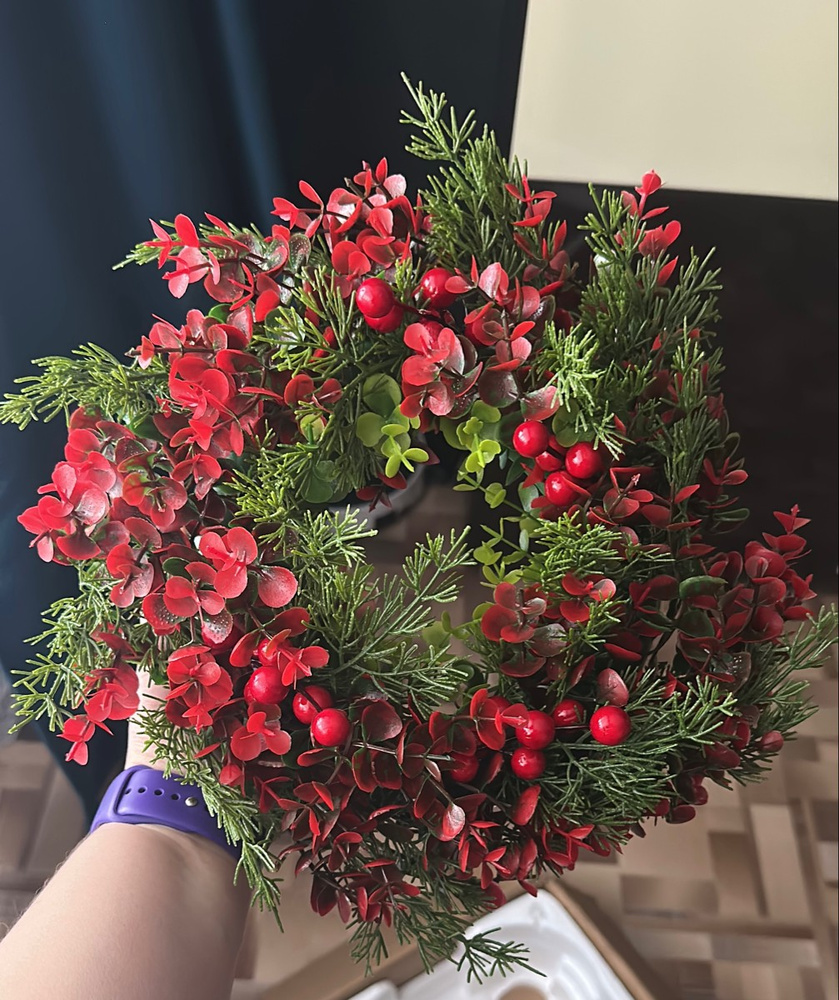 Рождество Венок,Рождественская елка,Украшение купить c доставкой на ...
