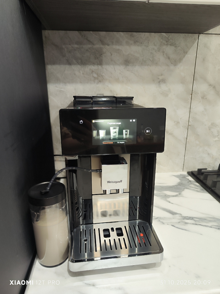 Weissgauff Автоматическая кофемашина WCM-330 TFT Touch Cappuccino Nero ...