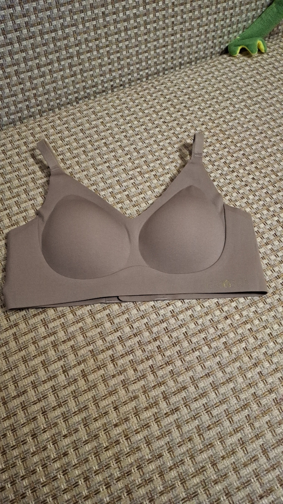 Бюстгальтер Женский EASY BRA без косточек, бесшовный, размер 85A, 85B темно-бежевый, кофейный ...