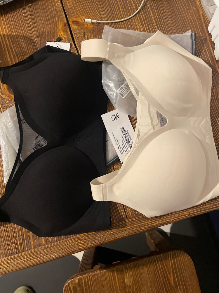 Бюстгальтер Женский MAMASUPER без косточек, размер 95E, 95F черный муар Нейлон, Спандекс ...