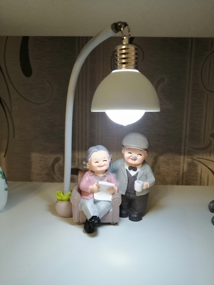 Статуэтка Бабушка и дедушка Идеальный подарок на годовщину свадьбы украшение для дома и