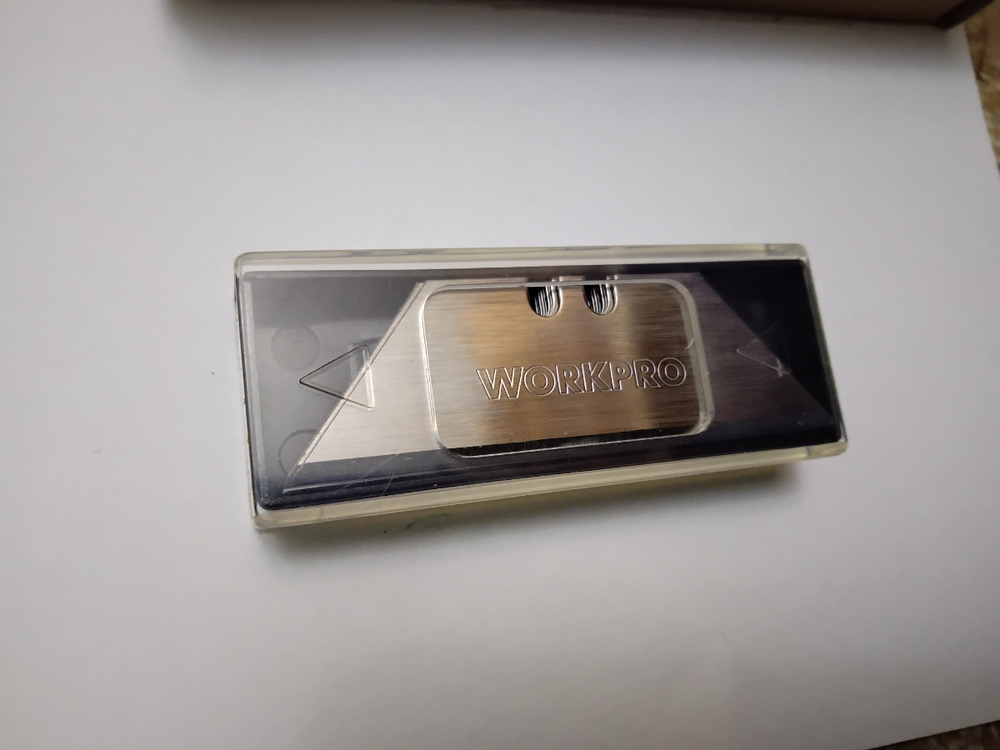 WORKPRO Многофункциональный нож с деревянной ручкой и 10 быстросменными лезвиями купить на OZON ...